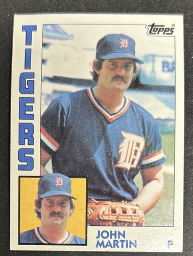 1984 Topps John Martin Baseball Card #24 Tigers Pitcher VG O/C | eBay