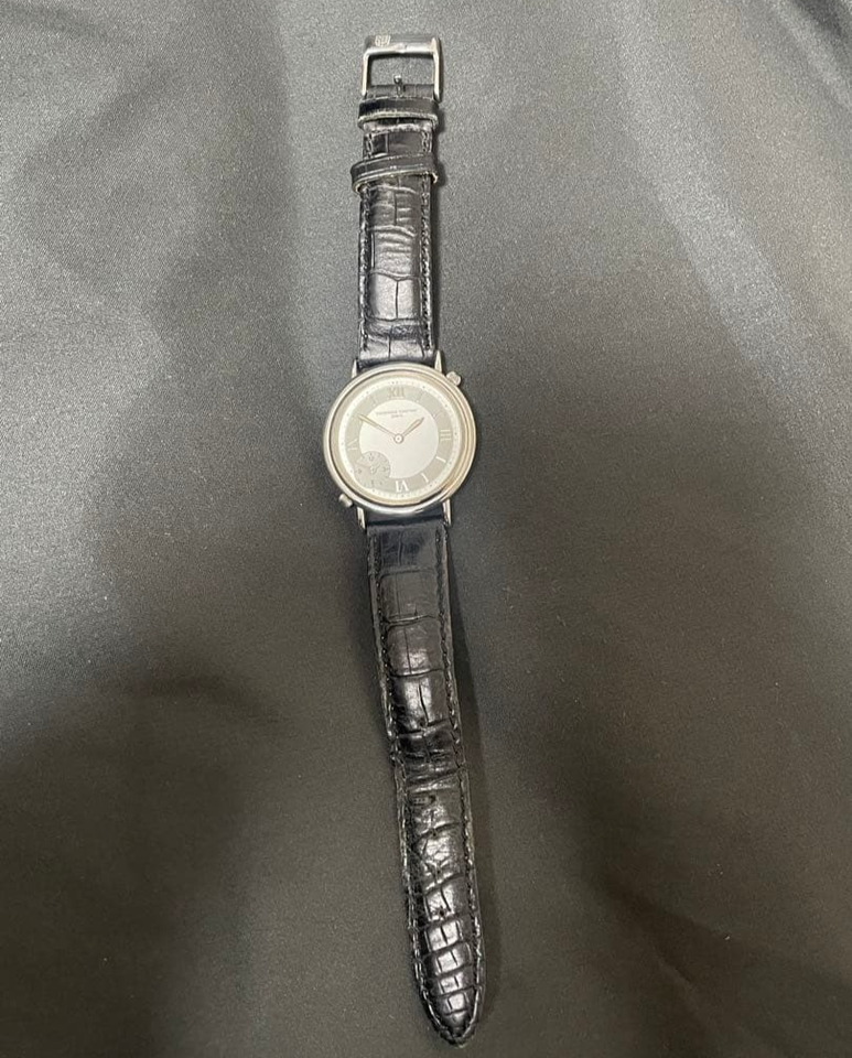 Dead Battery Frederique Constant FC205X35/6 Men's Watch Silver Dial ...