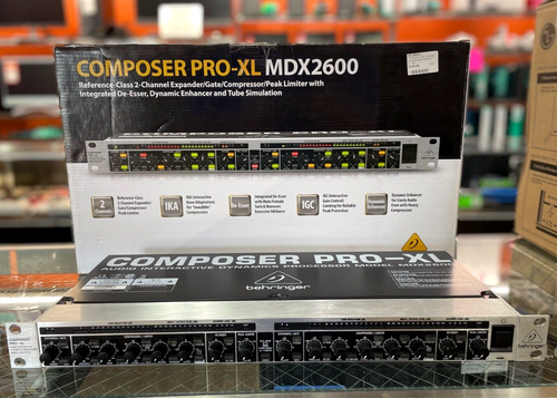 Behringer MDX-2600 Composer Pro-XL Audio Interactive Dynamics Processor ...