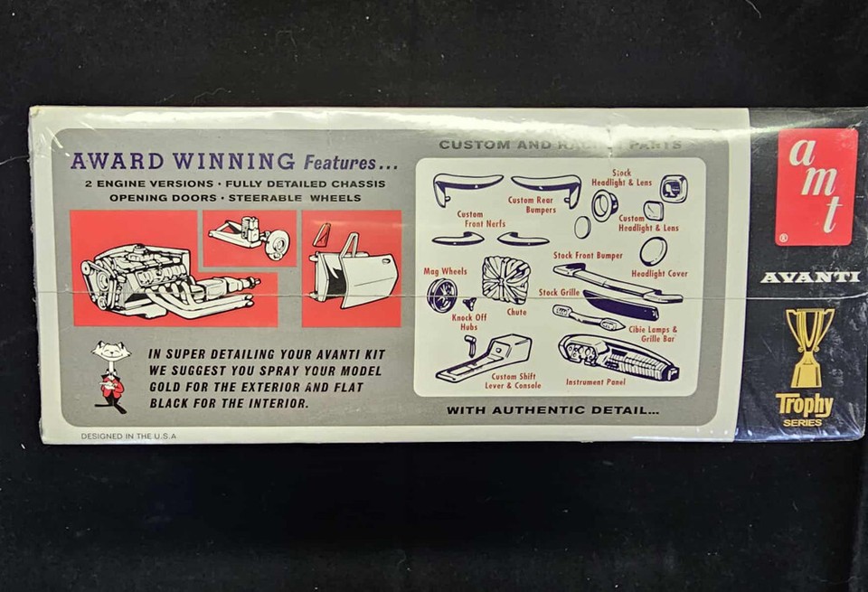 AMT Studebaker Avanti 50th Anniversary 3-in-1 Customizing 780/12 ...