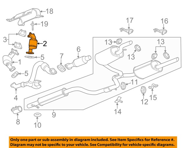 Chevrolet GM OEM 12-13 Impala 3.6L-V6-Catalytic Converter 22839597 | eBay