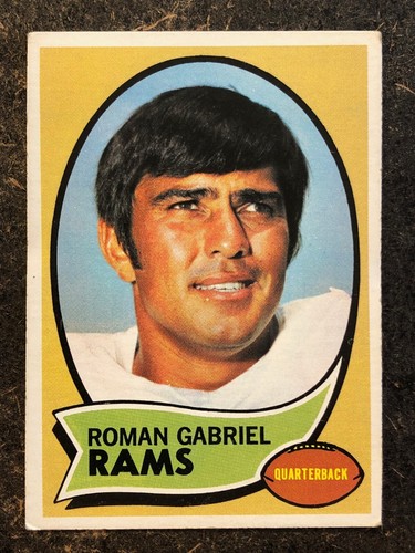 1970 TOPPS #100 ROMAN GABRIEL LOS ANGELES RAMS QB | eBay