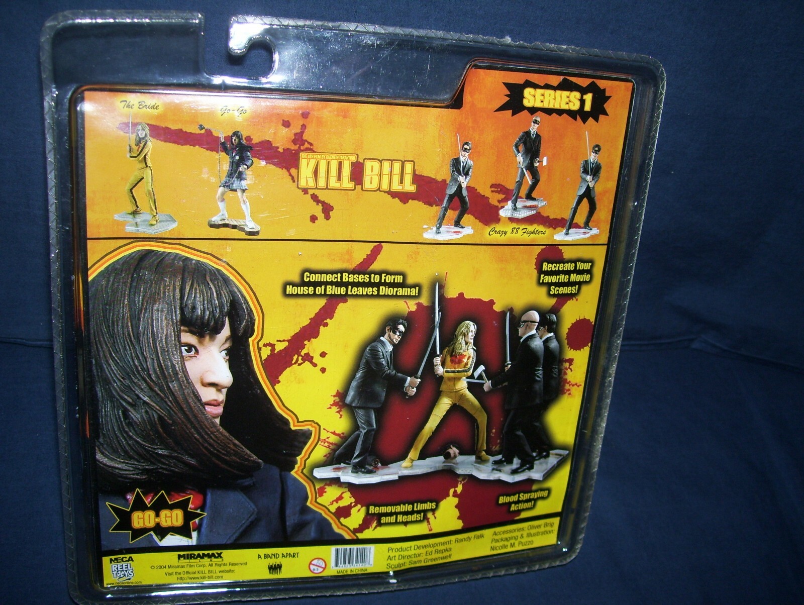 Kill Bill Go-Go Action Figure NIB NECA 2004 NIB Series 1 | eBay