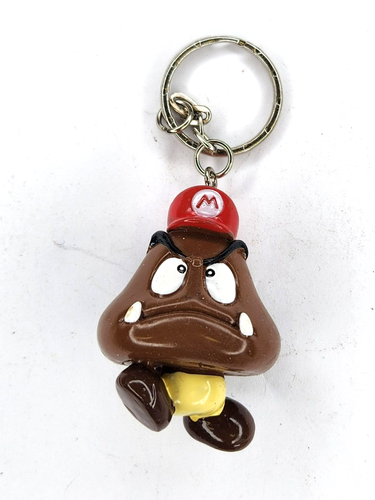 Super Mario Goomba Keyring Keychain | eBay
