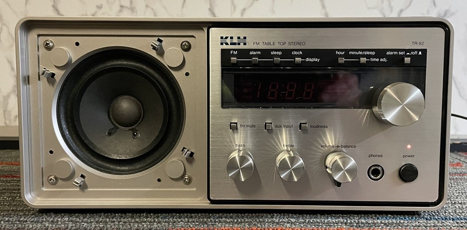 KLH FM Table Top Stereo VGC-Works, But Display Out-Read | eBay