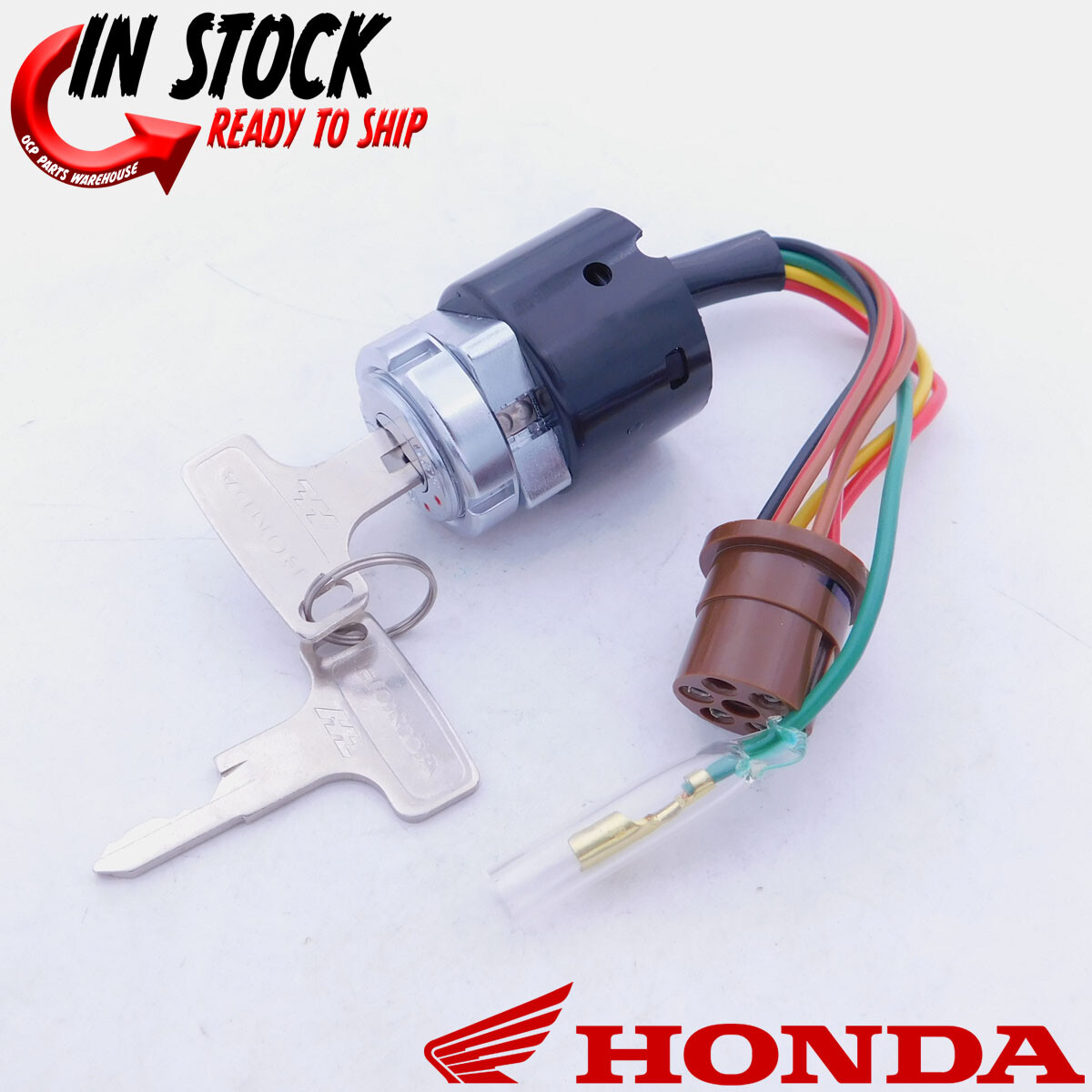 NEW GENUINE HONDA OEM IGNIITION KEY SWITCH 1972-1976 CT70 CT70H TRAIL ...
