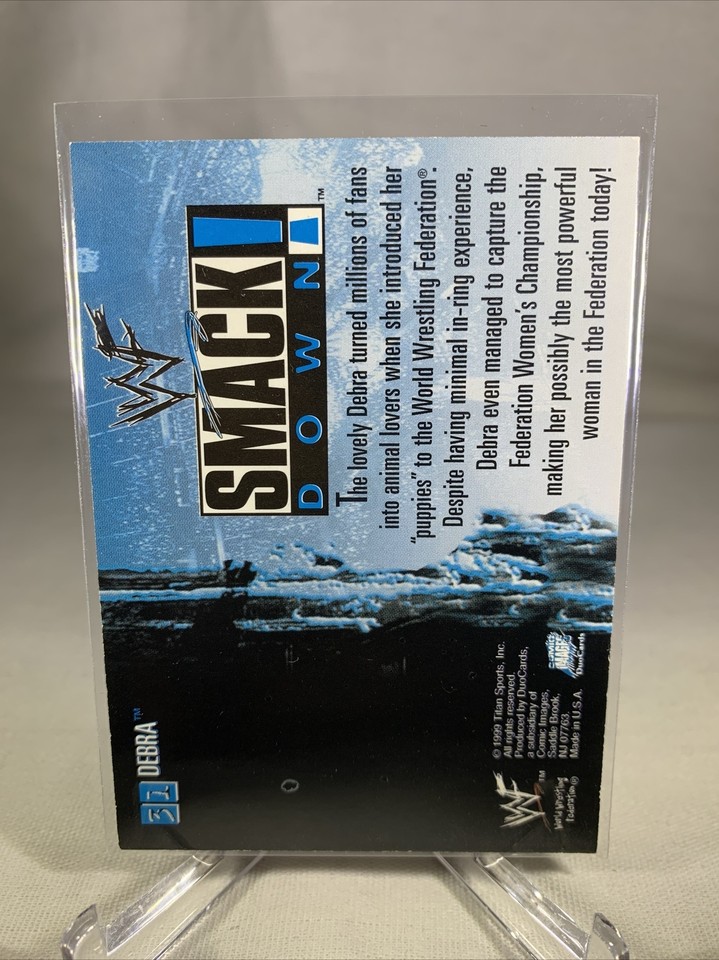 1999 Comic Images WWF SmackDown! #31 Debra Wrestling Card | eBay