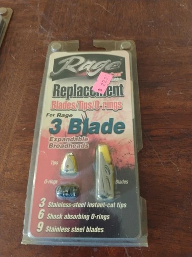 Rage Slip Cam Replacement Blades, For 3 Blade Expandable Broadheads | eBay