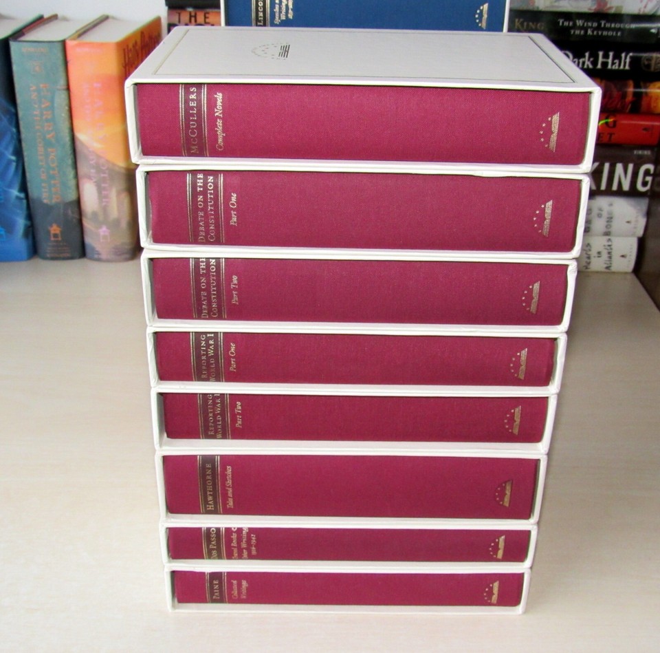 Lot of 38 Library of America Books Classics w/ Slipcase | eBay