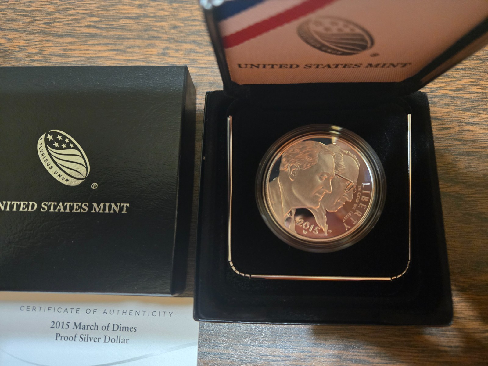 2015 March of Dimes Silver Dollar Proof Coin w/ Box & COA | eBay