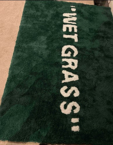 Wet Grass Rug,Area Rug, Living Room Rug, Non Slip Rug, Themed Rug, Fan ...