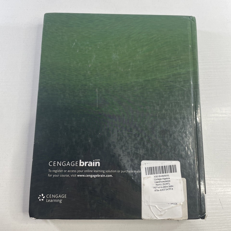 College Algebra by R. David Gustafson and Jeff Hughes 12th edition ...