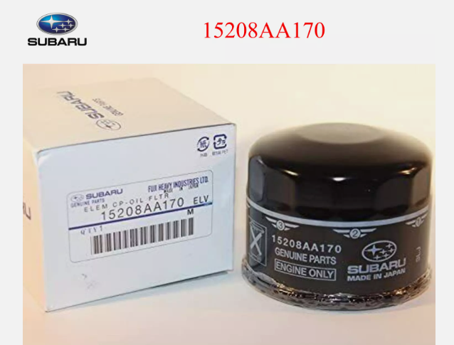 Subaru Genuine OEM Engine Oil Filter 2015-2022 WRX 2022-2023 BRZ ...