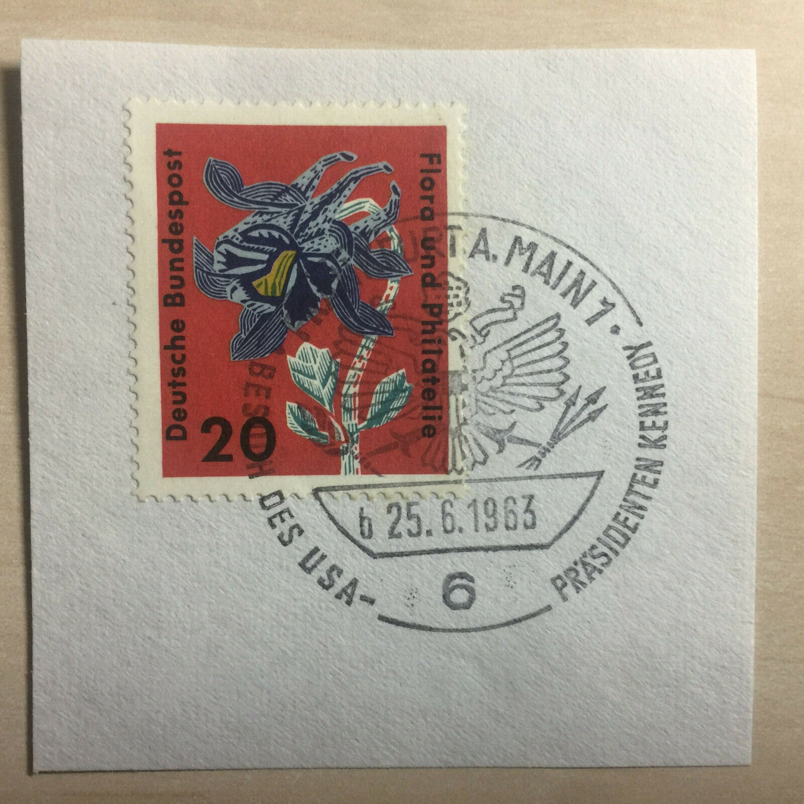 Bund Mi. 394 Sonderstempel: J.F. Kennedy Carter US-Präsident | eBay