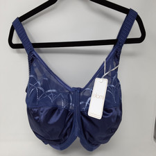 Elomi Women's Plus Size Cate Underwire Full Cup Banded Bra Teal 38E for ...