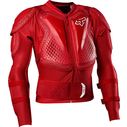 Fox Racing Titan Sport Jacket Off-Road MX Motocross Flame Red Men's ...