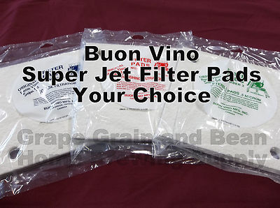 Buon Vino Super Jet Filter Pads, Buon Vino Super Jet Filter Pads, YOUR ...