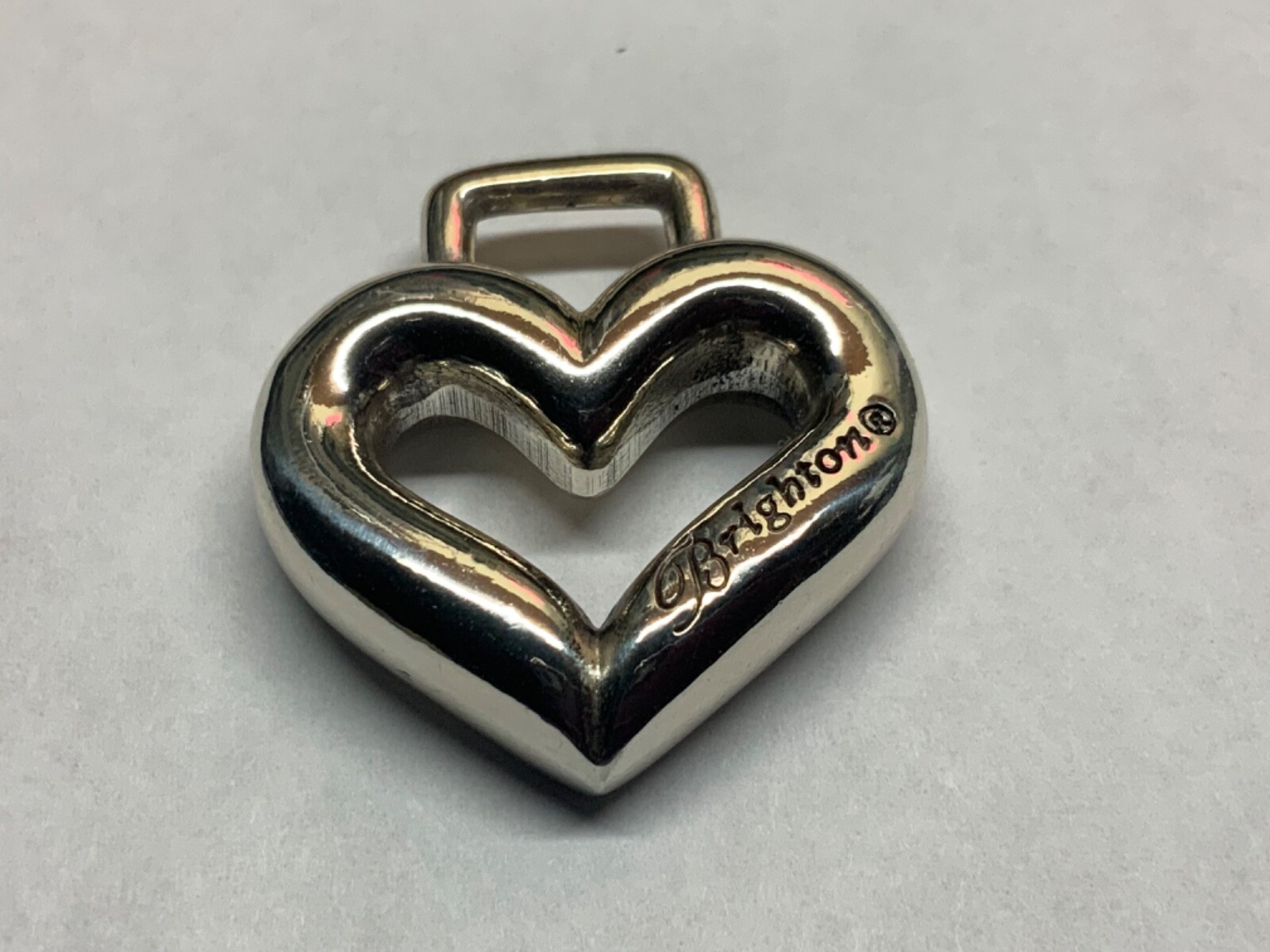 🌸 Brighton Silver Heart Purse Key FOB (K5) NWOT 🌸 | eBay