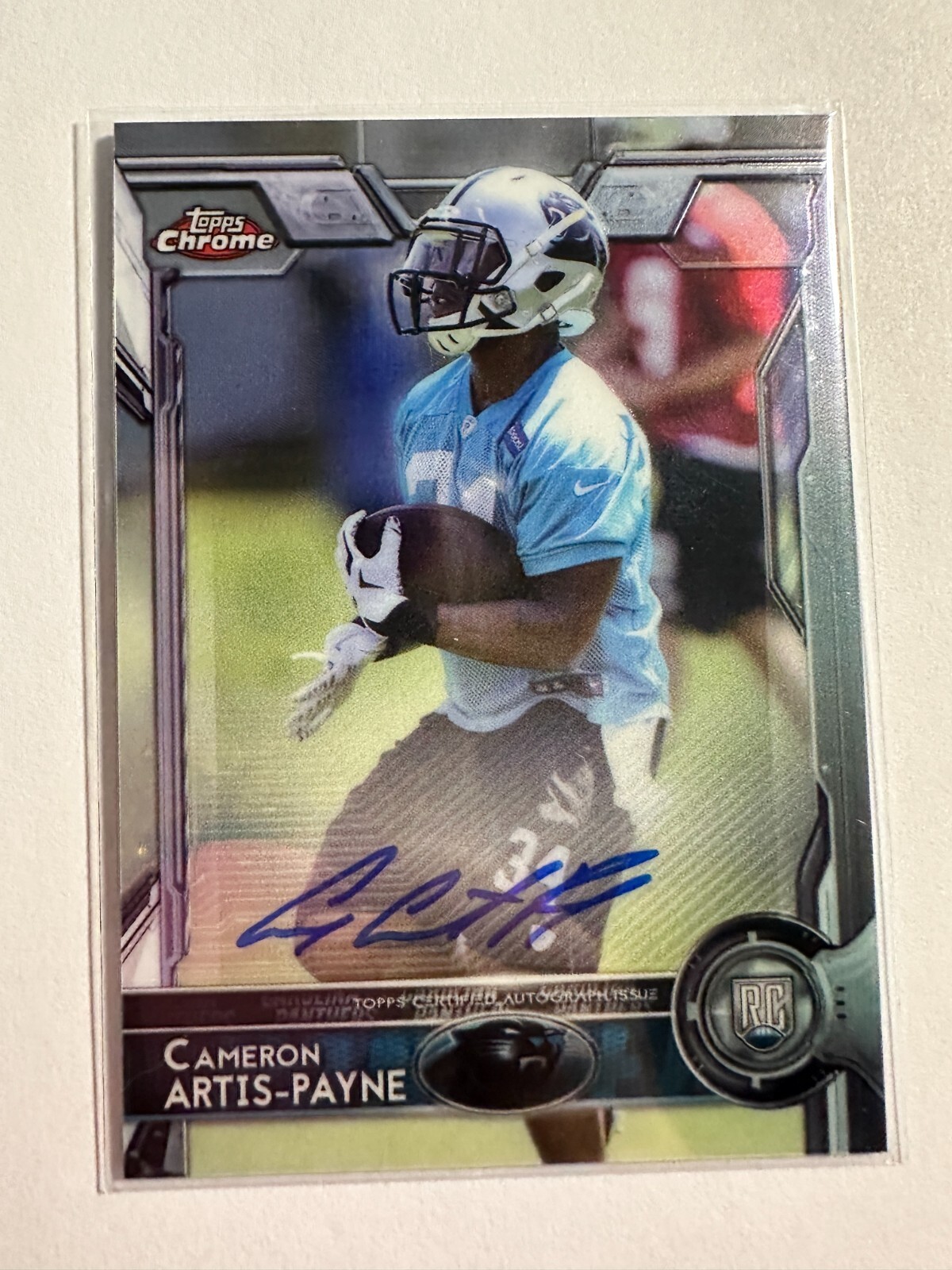 K132,238 - 2015 Topps Chrome Rookie Autographs #167 Cameron Artis-Payne ...