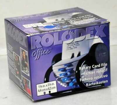 Rolodex 66700 Rolodex Open Rotary Card File 250 1-3/4 x 3 1/4 Cards ...