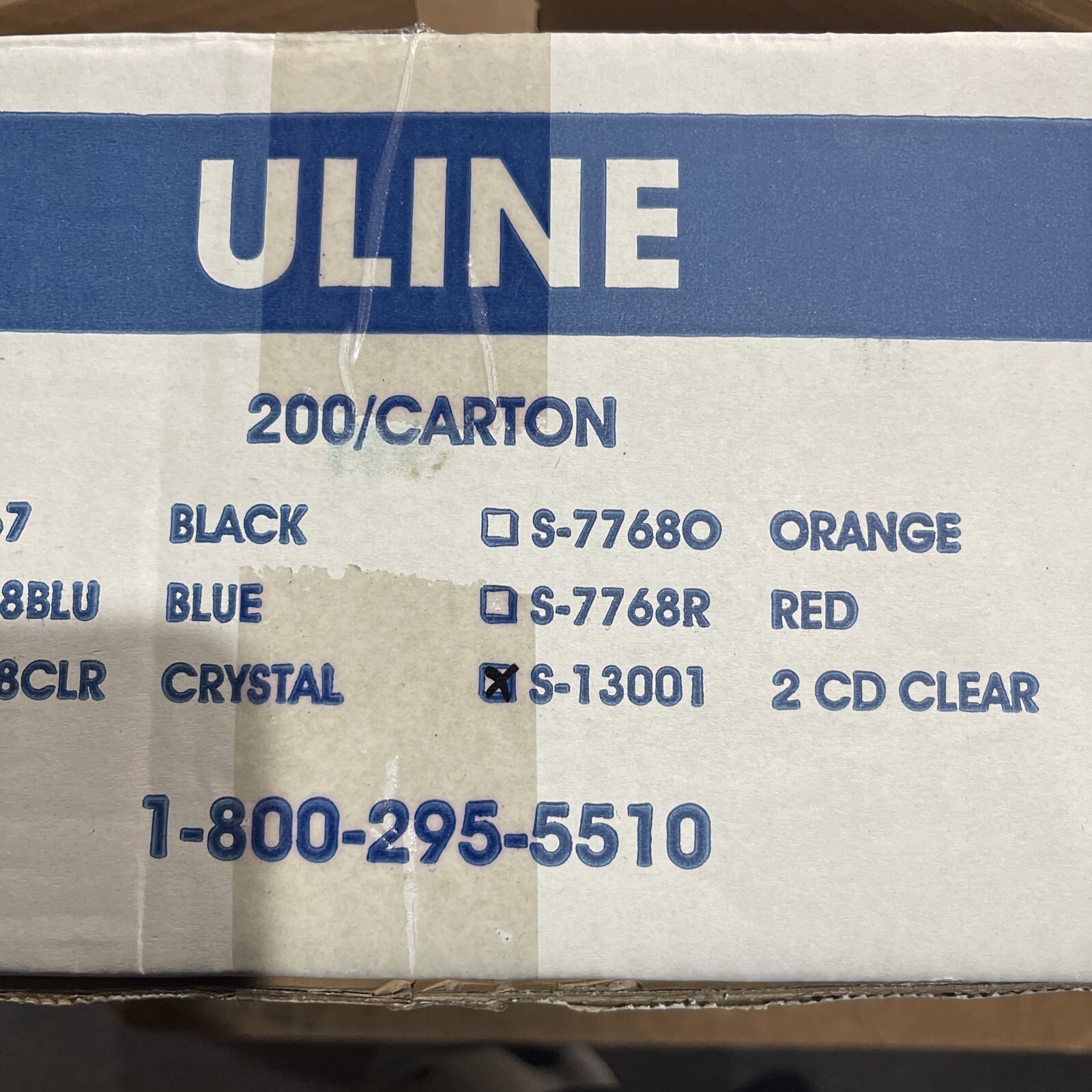 (15) Uline 2 CD/DVD Clear Jewel Cases Slimline Disc Storage 5.2mm Slim ...