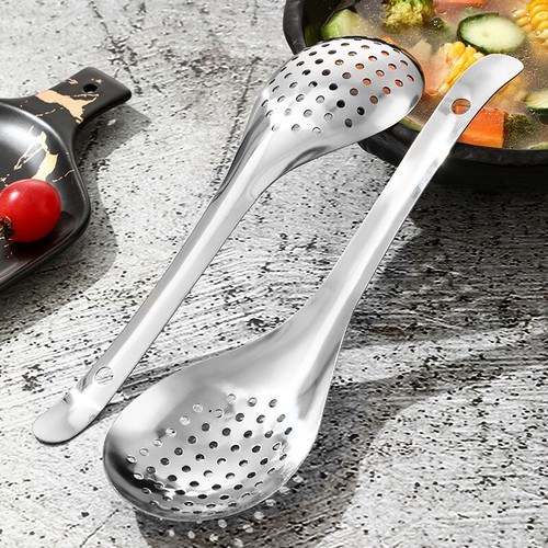 Stainless Steel Strainer Spoon Kitchen Colander Spoon Spoon Filter ...