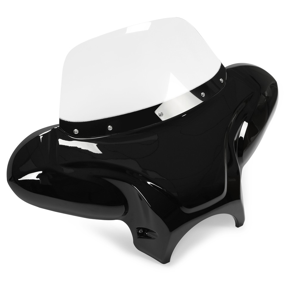 Universal Front Fairing Batwing Windshield Windscreen For Harley Yamaha ...