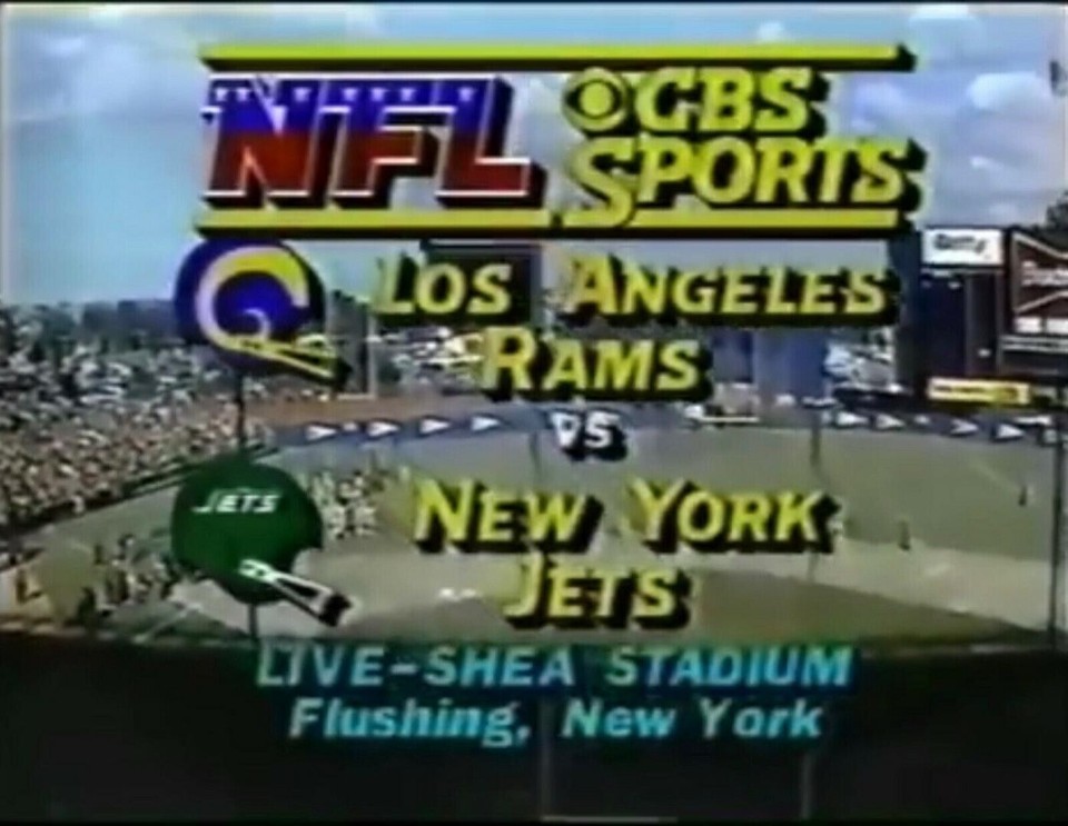 1983 Los Angeles Rams at New York Jets DVD Eric Dickerson | eBay