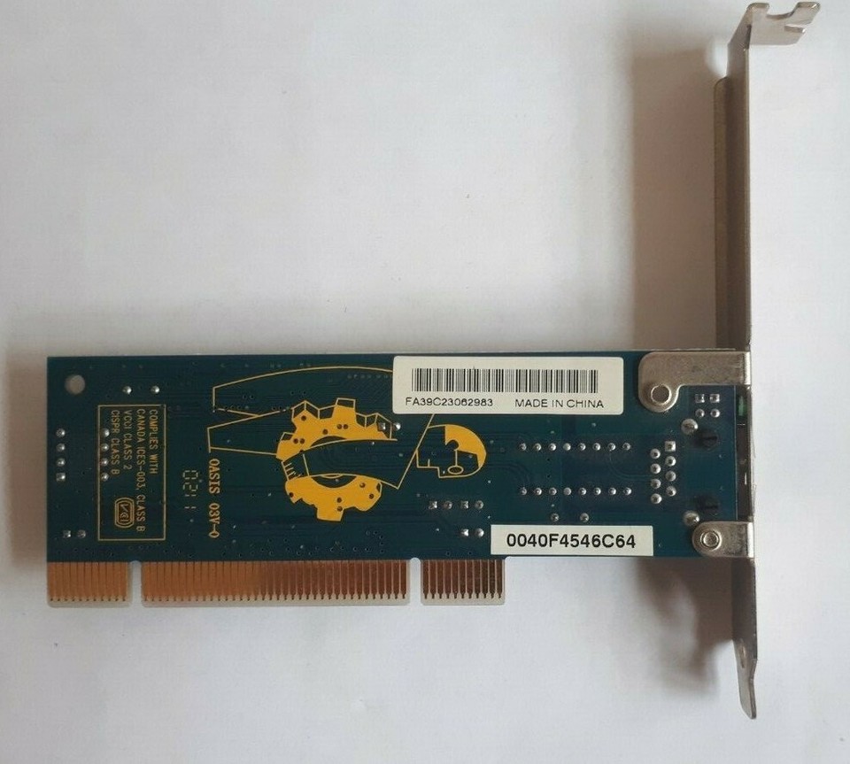 Netgear PCI Ethernet Adapter Card FA331 Rev-C1 10/100 | eBay UK