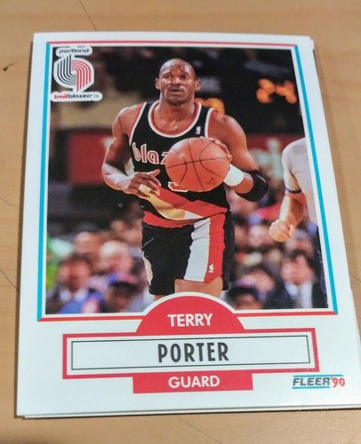 1990 Fleer Basketball Terry Porter #158 - Many Non - Sport & Sport ...