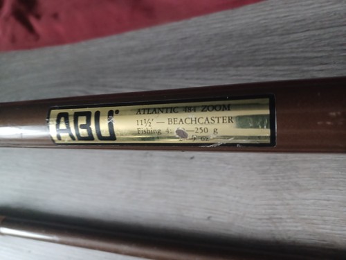 2 Sea rods--Abu Atlantic 484 Zoom Beachcaster + Daiwa Surf-Cast 12 ...