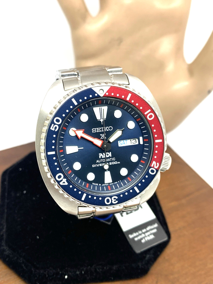 Seiko Men's Watch SRPE99 Automatic Prospex Padi Blue Dial Steel Special ...