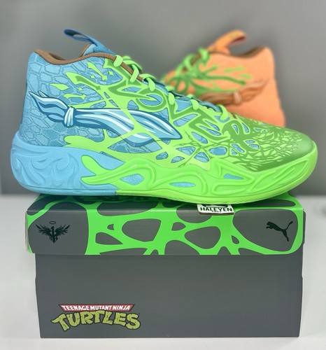 PUMA x LAMELO BALL x TMNT MB.04 Leonardo Michelangelo | Sizes 7 - 15 ...