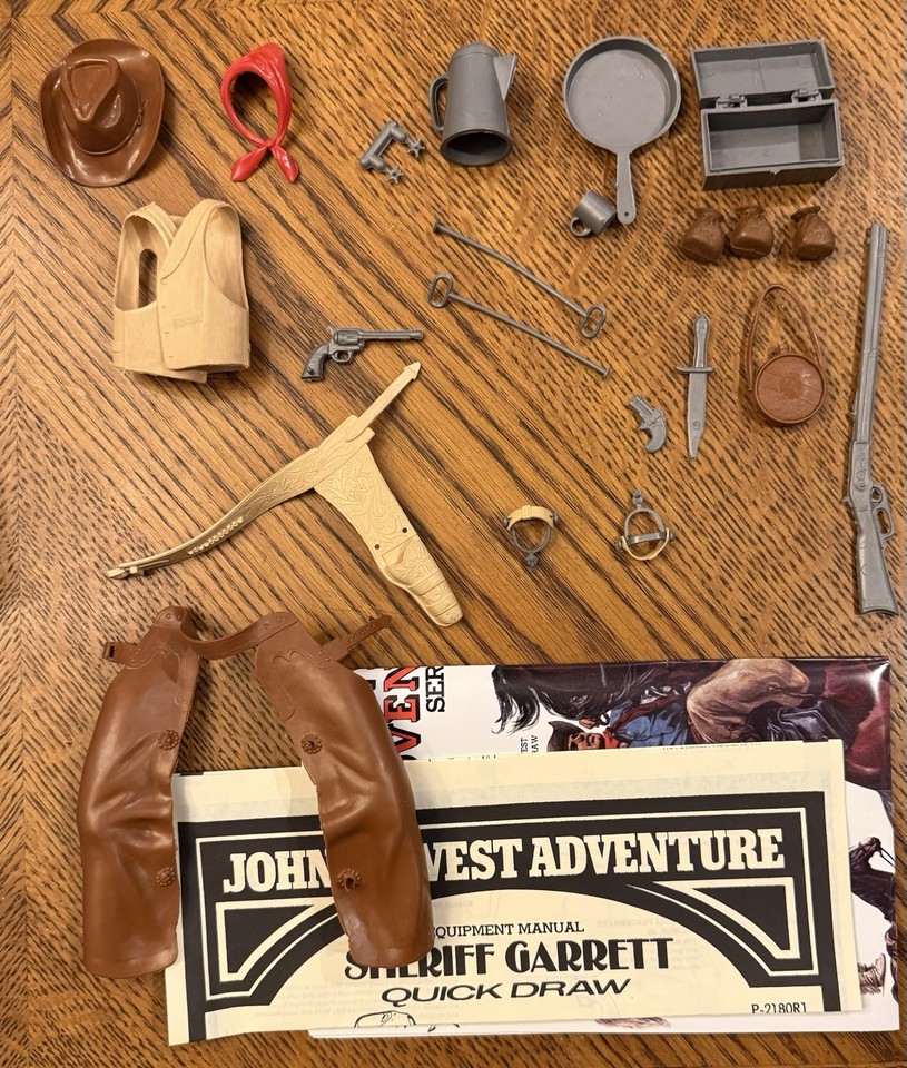 Marx Johnny West Adventure Vintage JWA Quick-Draw Sheriff Garrett w ...
