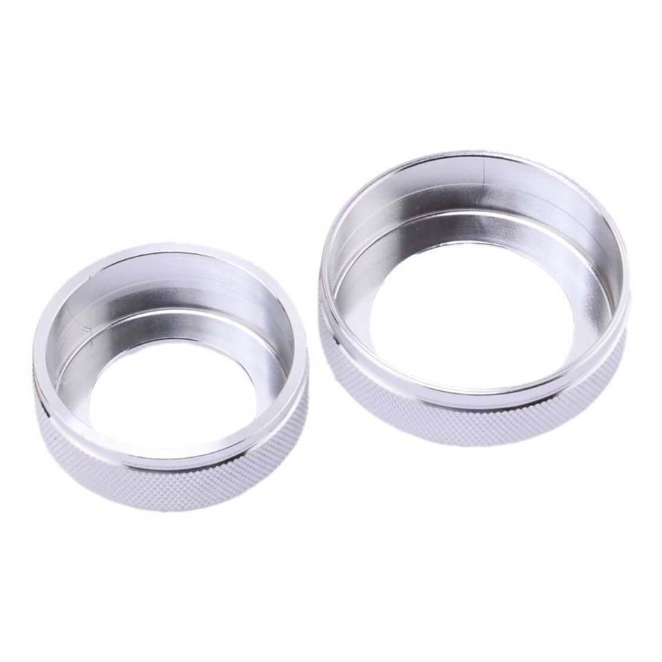 3pcs Silver AC Audio Switch Knob Trim Ring Fit For Ford Ranger 2023 ...