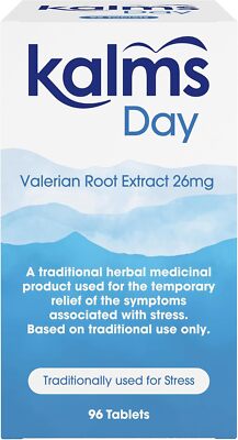 Kalms Day 96 Tablets - Herbal Medicine for Temporary Stress Relief ...