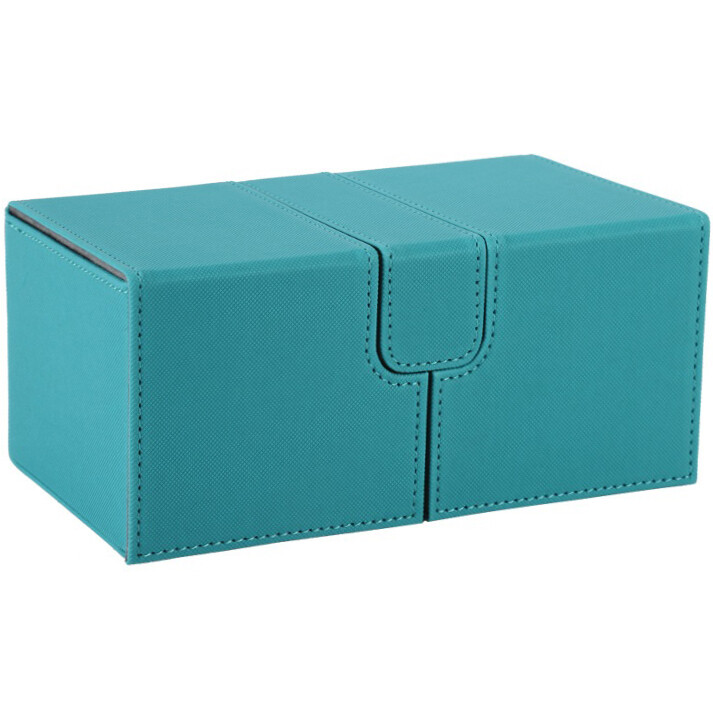 Premium Double Deck Box 200 Cards TCG Case Large Protector EDH Magnet ...