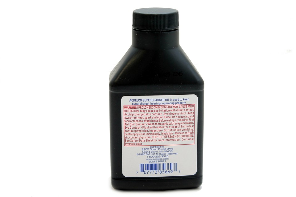 Original GM ACDelco Supercharger Oil Kompressor Öl 118ml 10-4041 ...