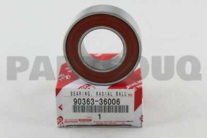 9036336006 Genuine Toyota BEARING (FOR FRONT DRIVE SHAFT) 90363-36006 ...