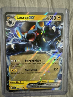 Pokémon TCG Luxray EX Scarlet & Violet Twilight Masquerade Holo Card ...
