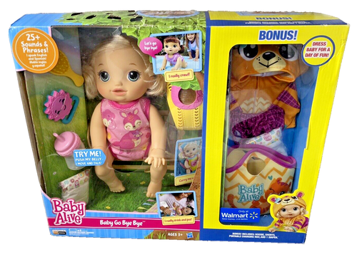 Baby Alive Baby Go Bye Bye Blonde + Bonus- NEW 630509484041| eBay