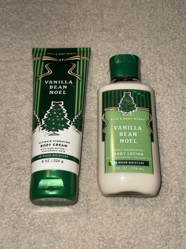 Bath & Body Works Vanilla Bean Noel Body Cream & Lotion Duo | eBay