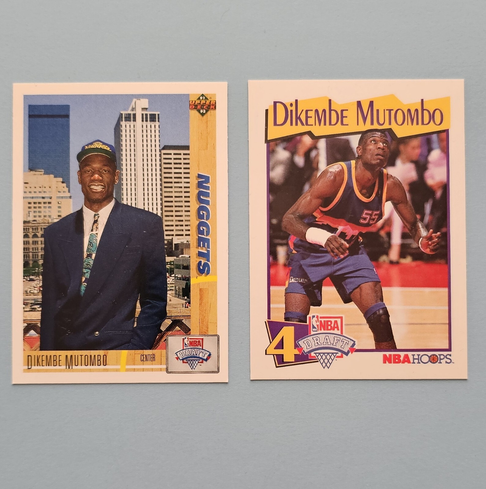 MINT 1991-92 ROOKIE Dikembe Mutombo RC Card #3 | eBay