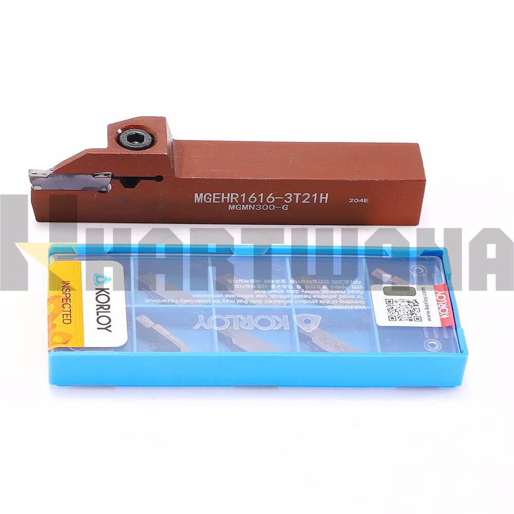 Lathe Grooving Tool Parting Grooving Cut-Off MGMN300-M Carbide Inserts ...