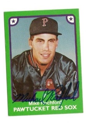 Mike Rochford 1984 TCMA Pawtucket Red Sox autographed auto signed card ...