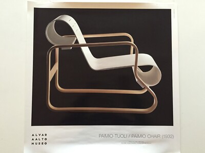 50x50cm / Poster / ALVAR AALTO / PAIMIO-TUOLI / PAIMIO CHAIR (1932 ...