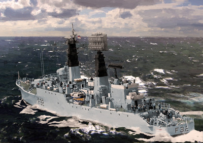 HMS SALISBURY - LIMITED EDITION ART (25) | eBay