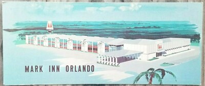 North Orlando FL Mark Inn Hotel Motel Postcard Oversized Panoramic ...