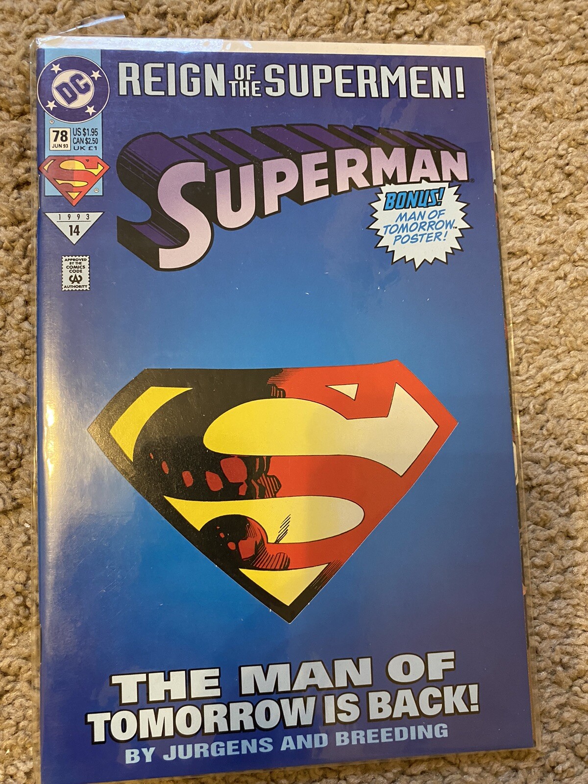 SUPERMAN comics LOT (12) Including 4 #500 (2 In White Packaging) | eBay