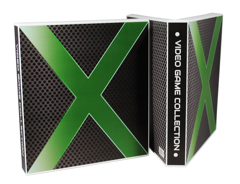 Xbox Themed Video Game Storage Case, High-Capacity Holds 80 Video Game ...